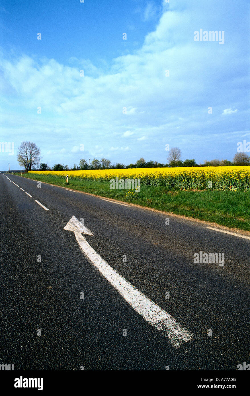 Local Road France Stock Photo - Alamy