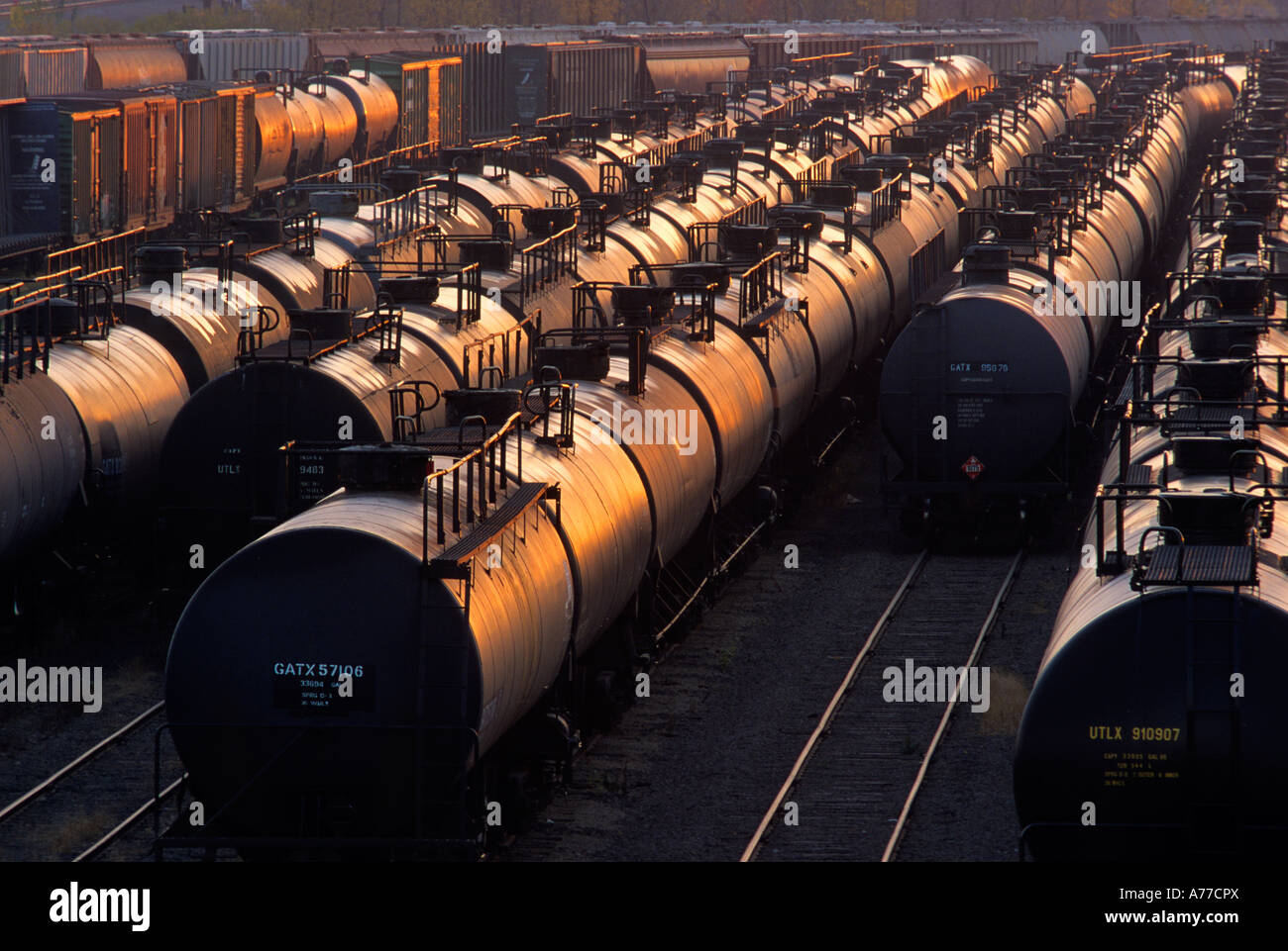 Early oil railway tanker hi-res stock photography and images - Alamy