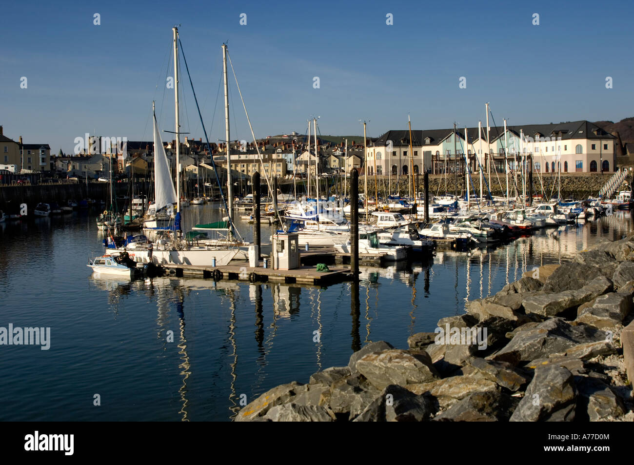 Boats in aberystwyth harbour ceredigion hi-res stock photography and ...