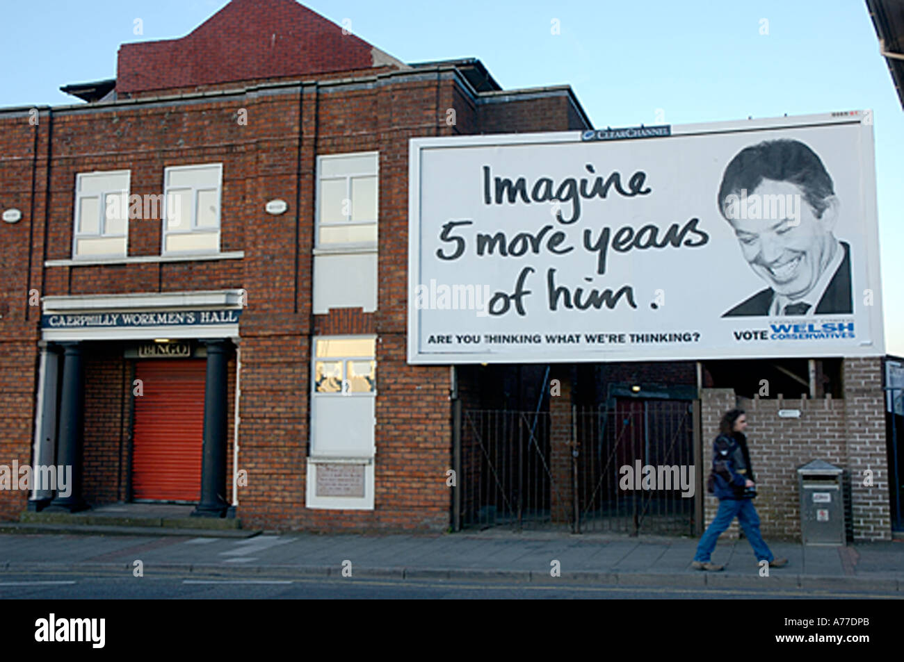 Uk election poster 2005 hi-res stock photography and images - Alamy