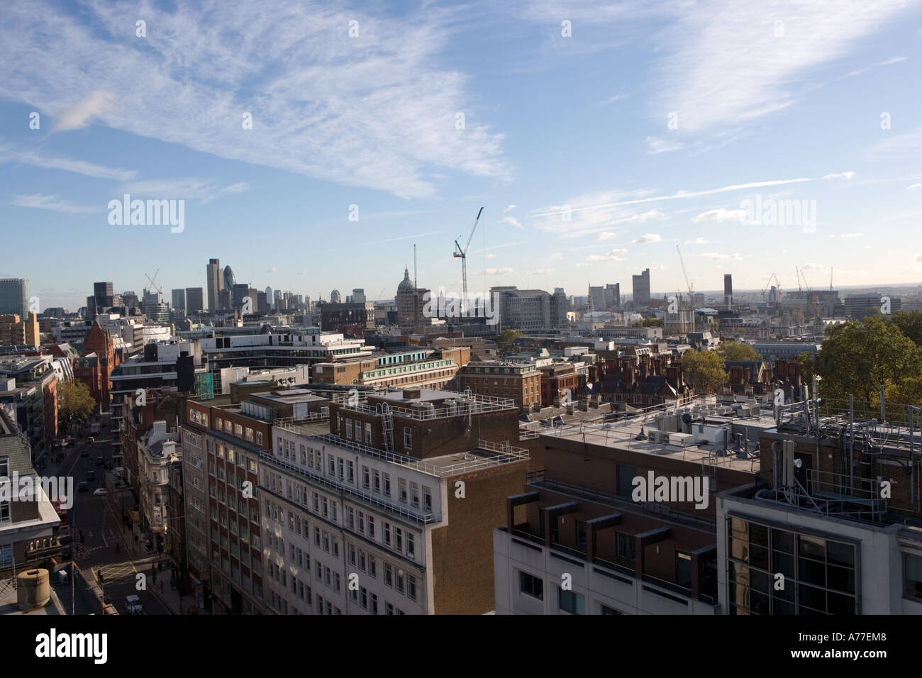 High Holborn the City of London from High Holborn London England Stock ...