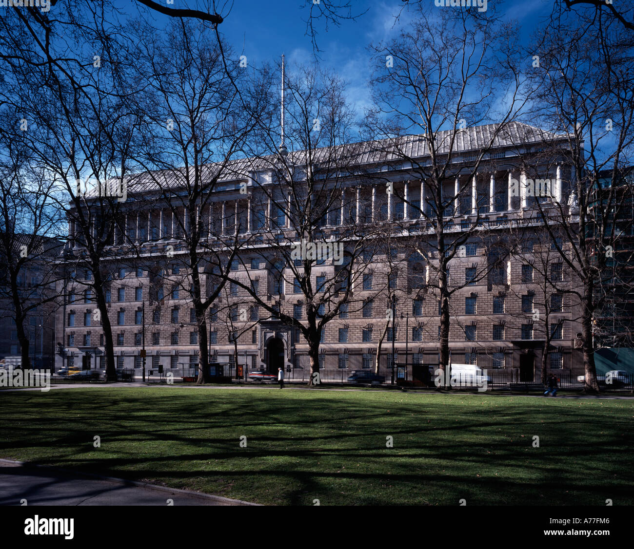 Victoria Tower Gardens and Millbank Westminster London England Stock ...