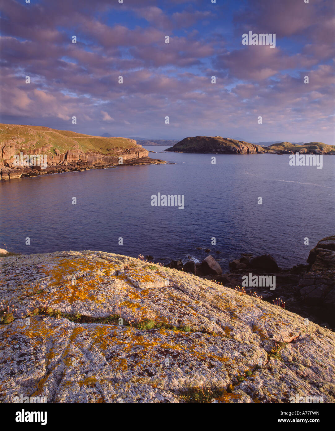 Coastal scenery near Sheigra, Kinlochbervie, Sutherland, Highland ...