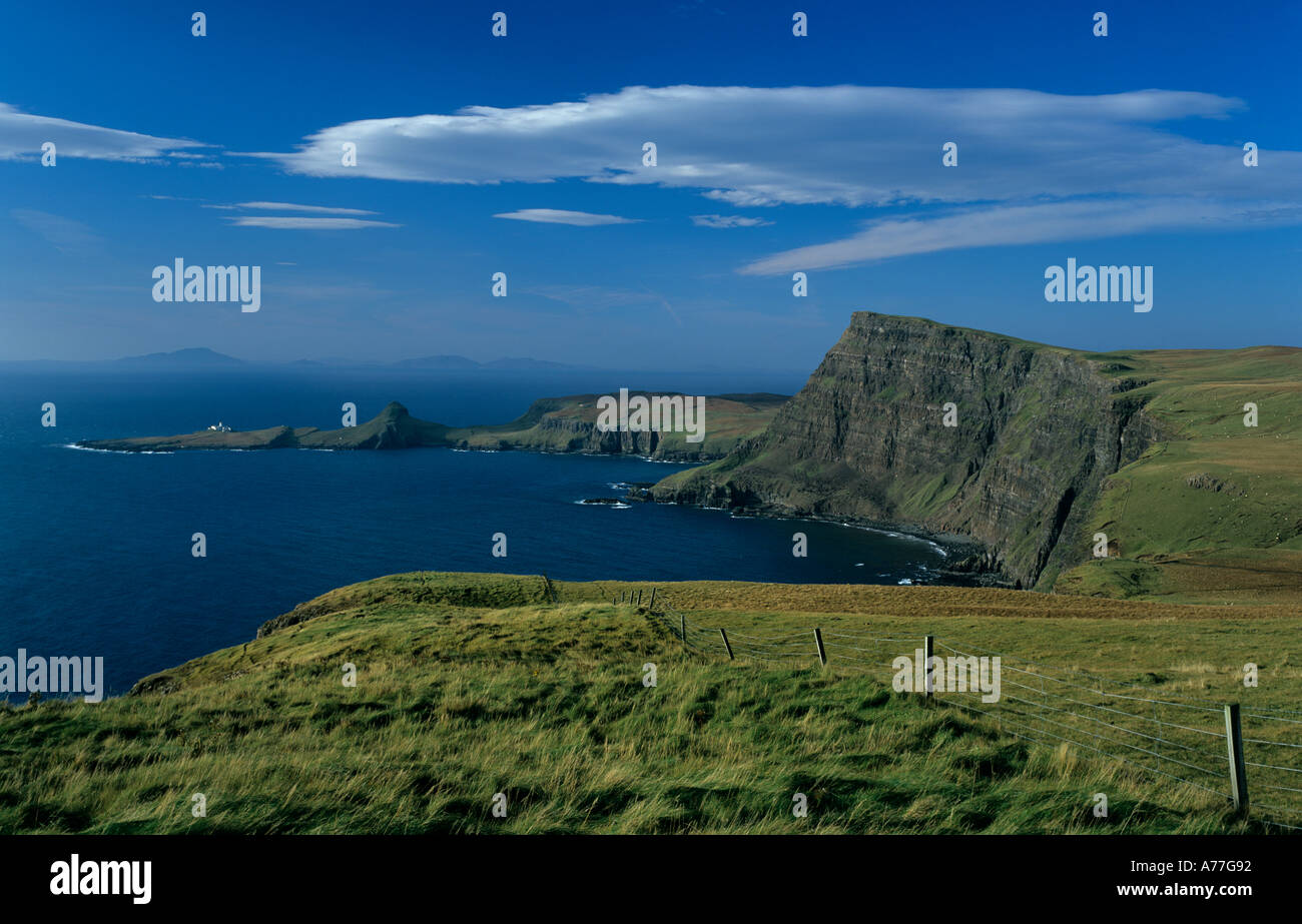 A view of Neist Point with Waterstein Head and Moonen Bay on the Isle ...