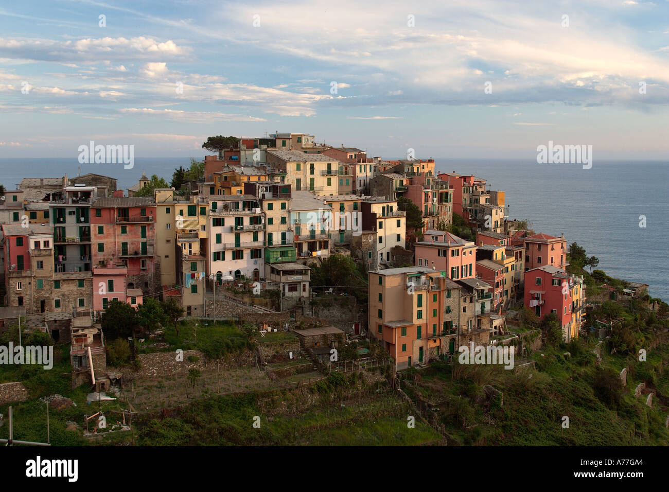 The village of Corniglia in Italy Stock Photo - Alamy