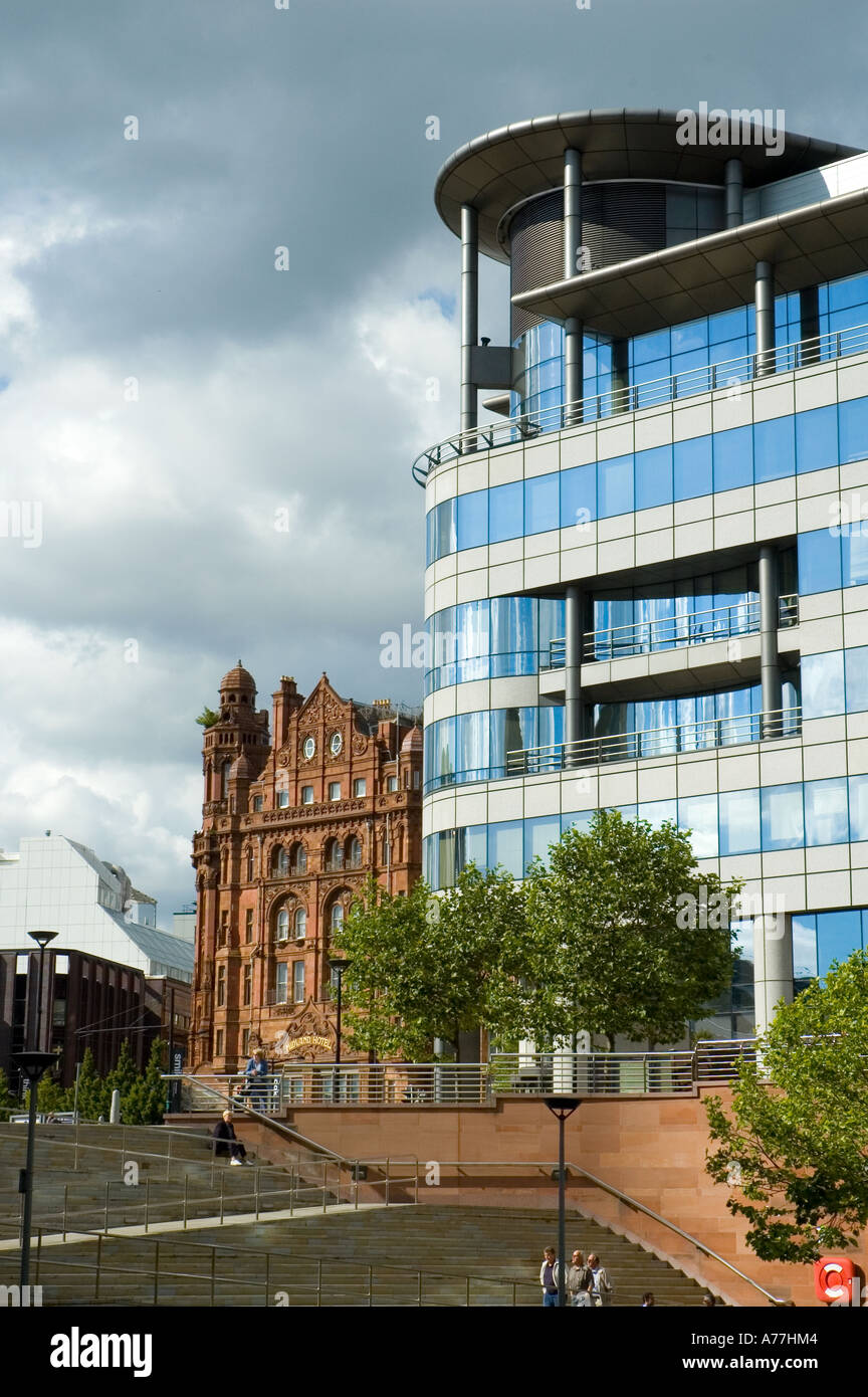 Modern office building at 101 Barbirolli Square, Manchester, England ...