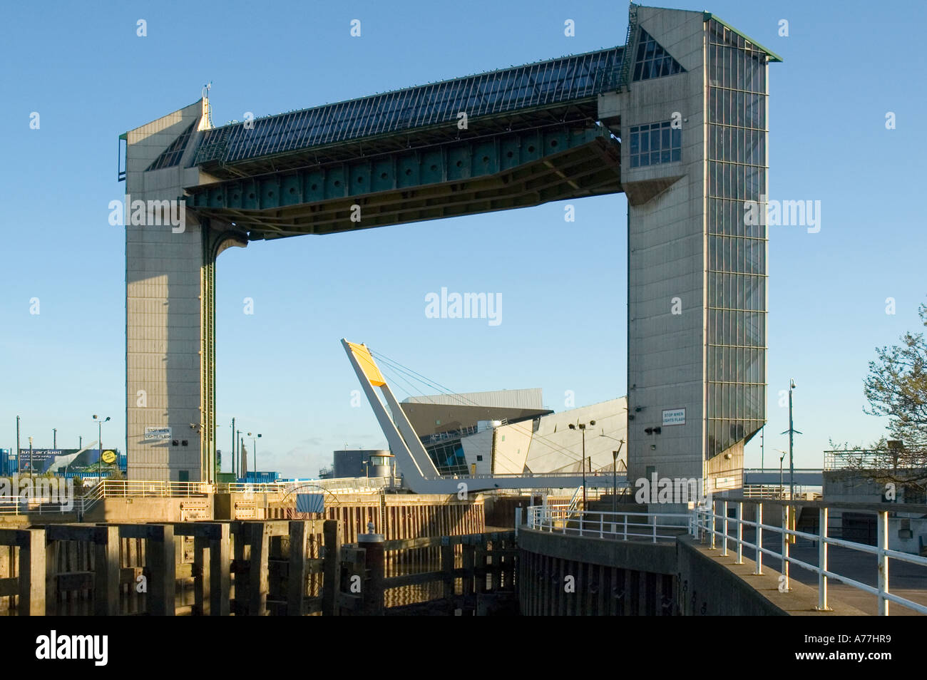 River Hull flood barrier in the City of Hull, Yorkshire, England, UK ...