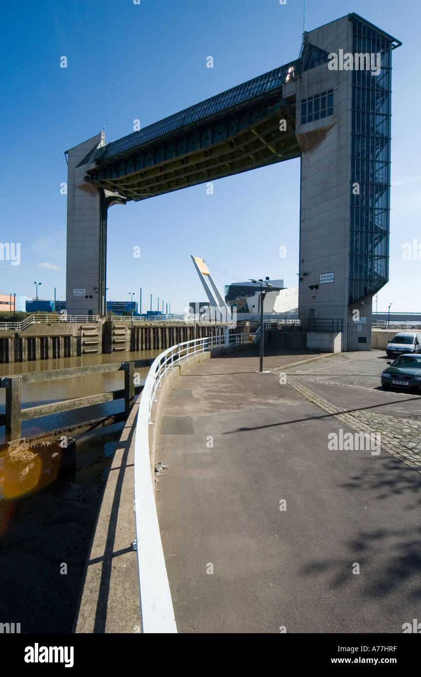 River Hull flood barrier in the City of Hull, Yorkshire, England, UK ...