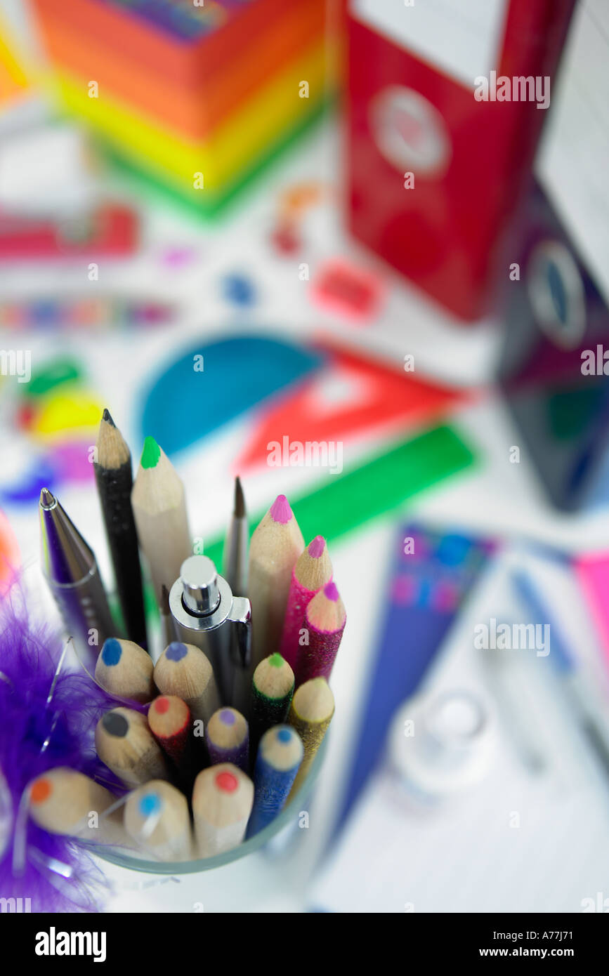 Green Biro Pens Stock Photos & Green Biro Pens Stock Images - Alamy