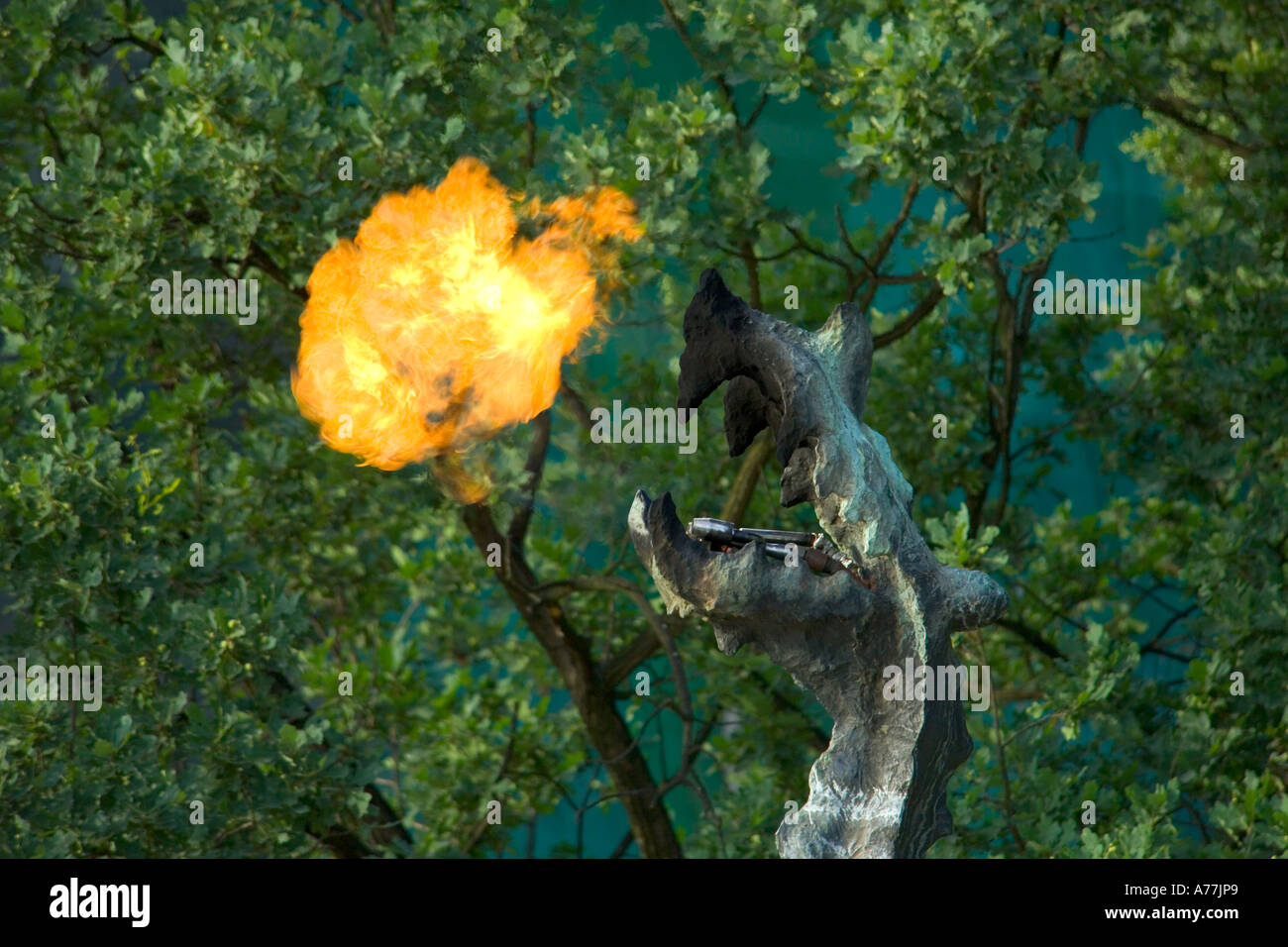 Fire breathing dragon hi-res stock photography and images - Alamy
