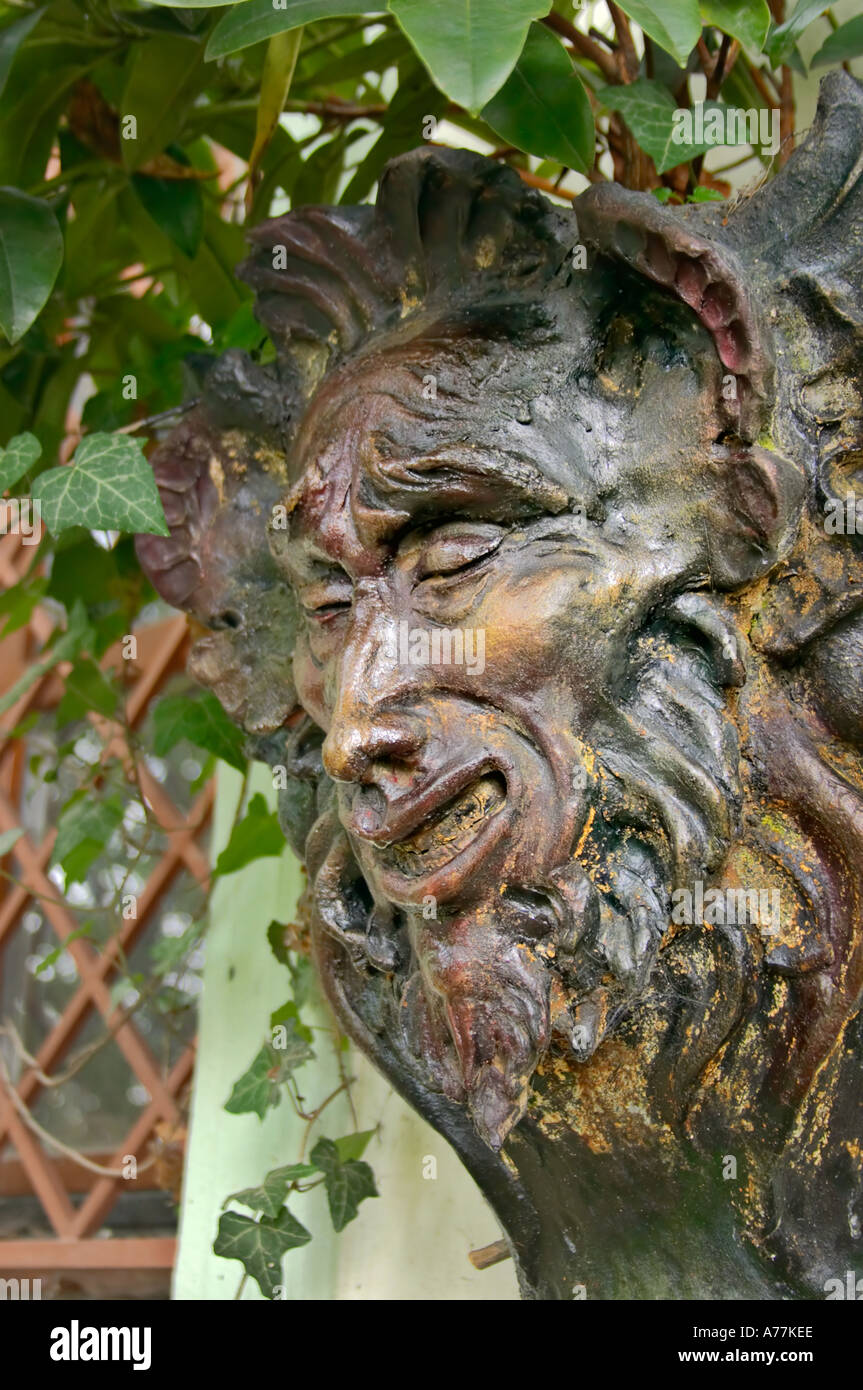 Satyr and goat statue hi-res stock photography and images - Alamy