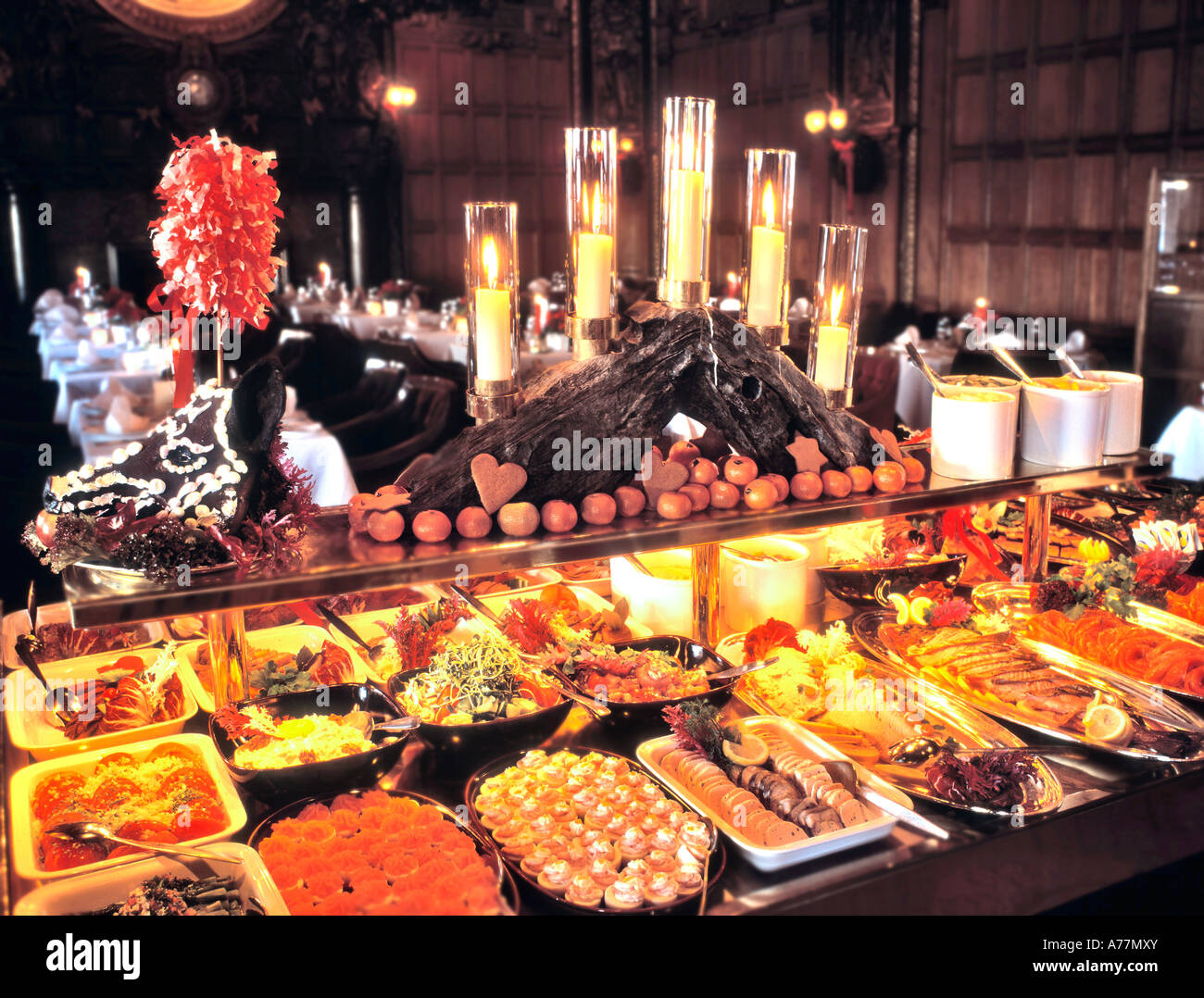 SWEDEN STOCKHOLM TRADITIONAL CHRISTMAS BUFFET RESTAURANT OPERA KALLAREN ...