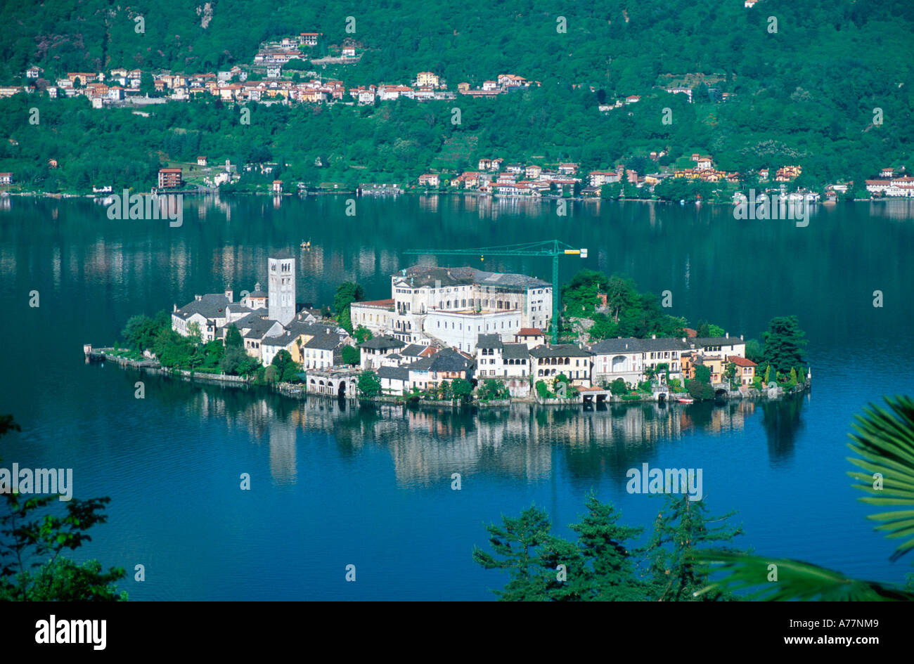 Lake Orta Isola di San Giulio Stock Photo - Alamy