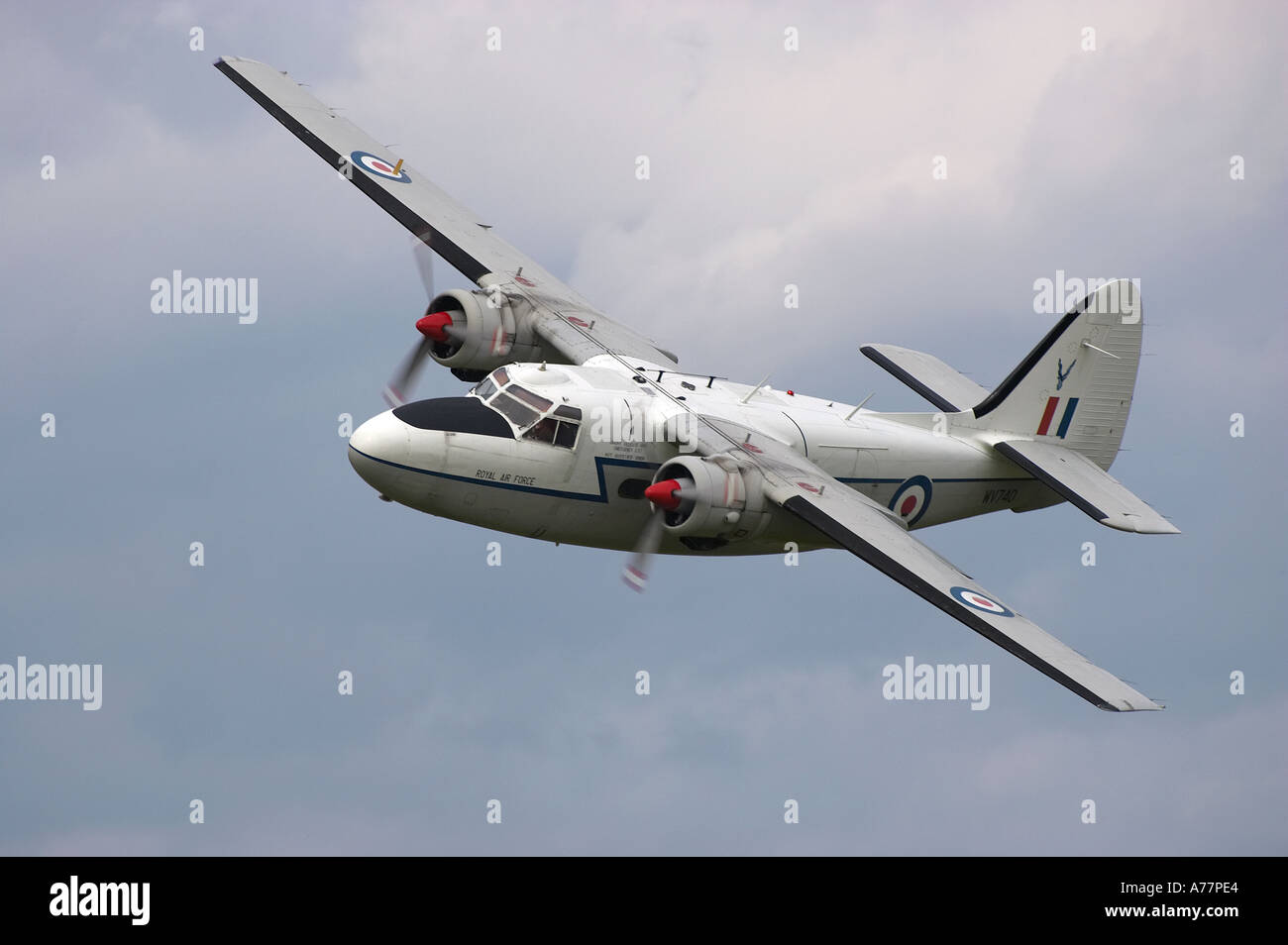 Percival Pembroke WV-740 in original RAF colour scheme flying at ...