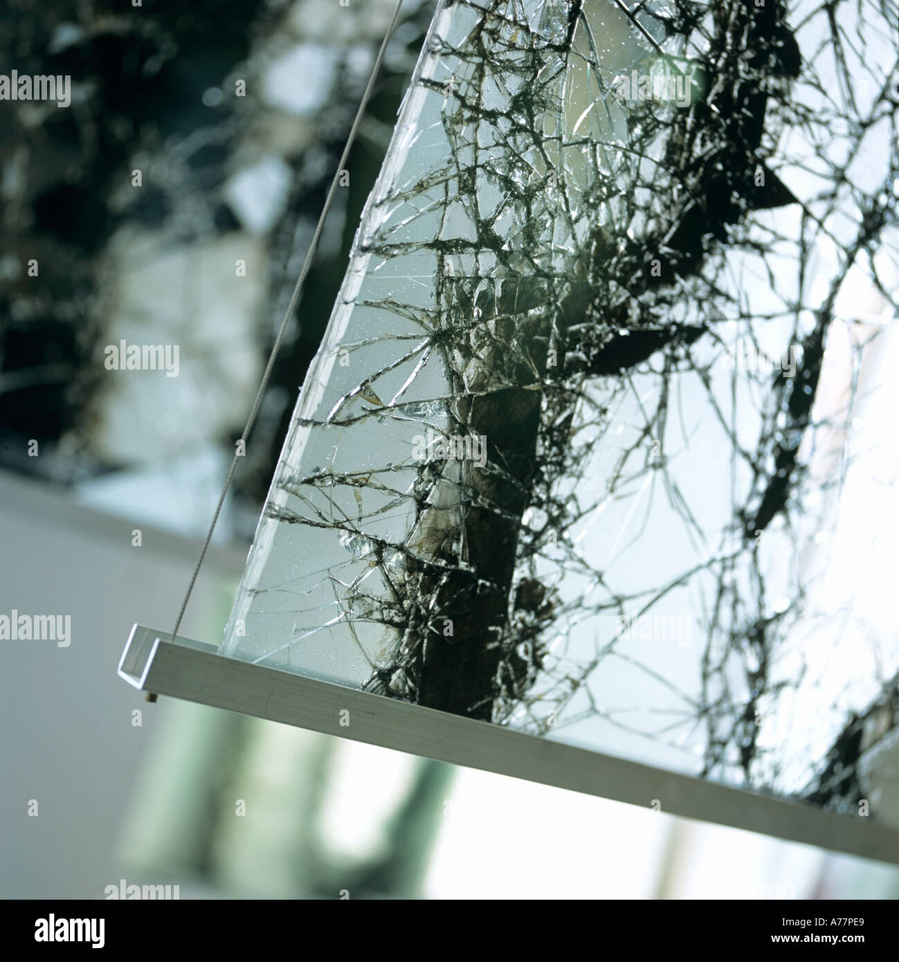 stained glass panels hanging in glass designer s studio Stock Photo - Alamy