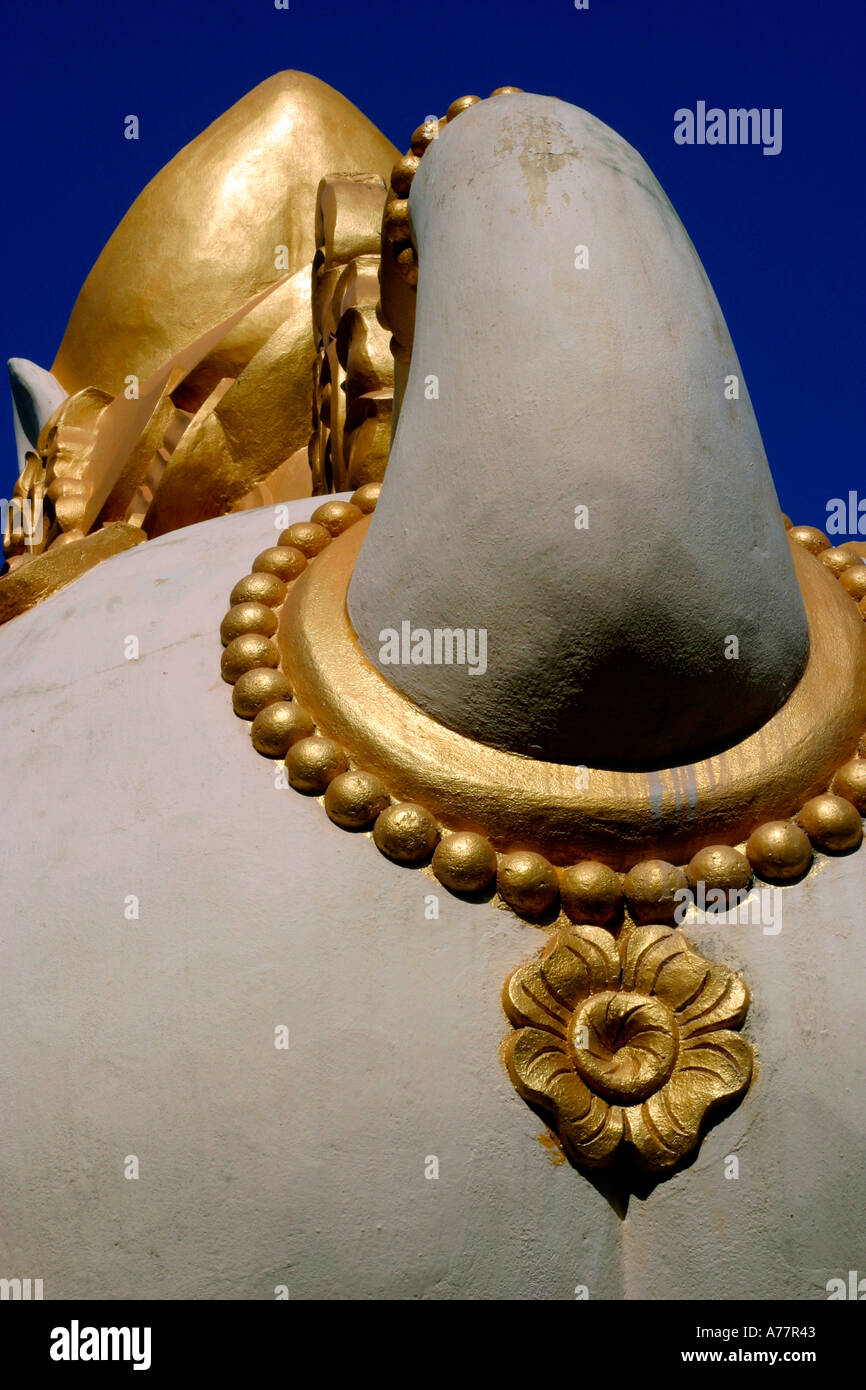 the rear of a statue in burma Stock Photo - Alamy