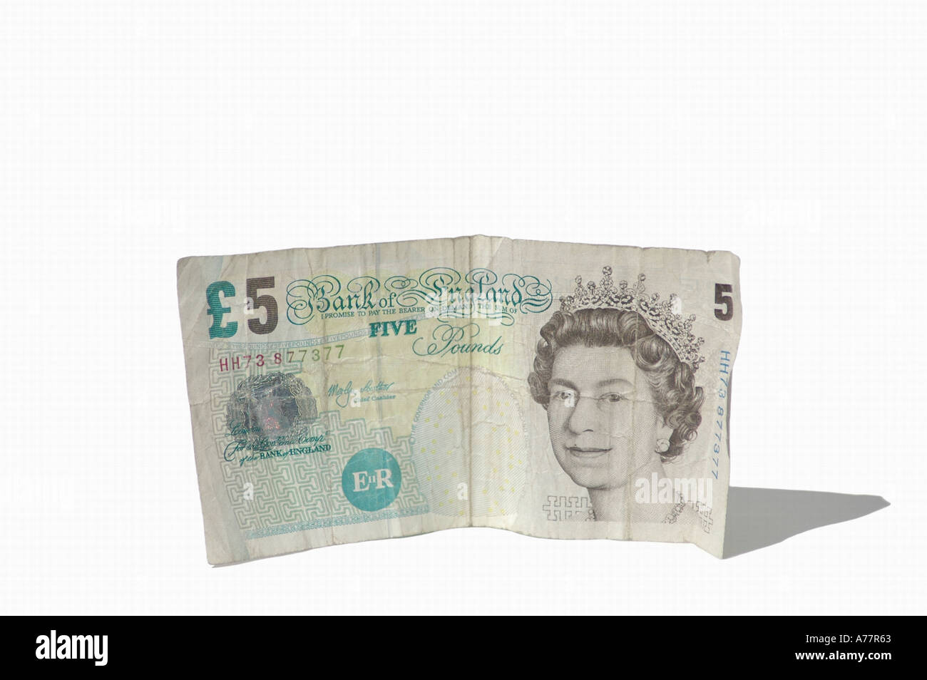 Five pound sterling currency 5 Cut Out Stock Images & Pictures - Alamy