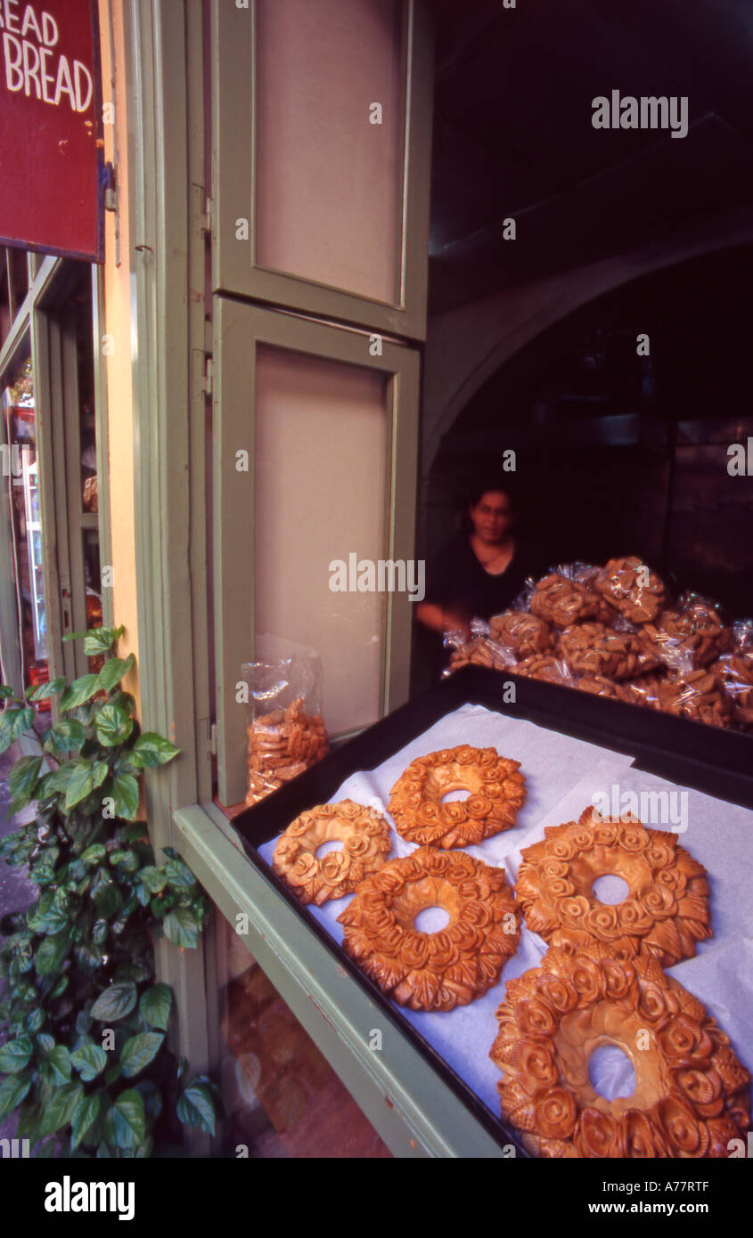 Greece crete bakery bread hi-res stock photography and images - Alamy