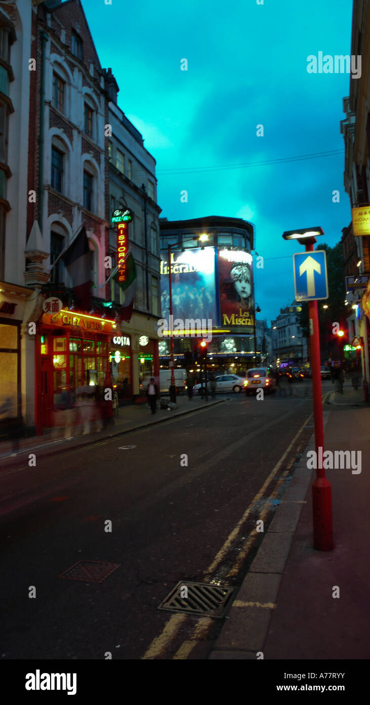 London theatre district in the West End Stock Photo - Alamy