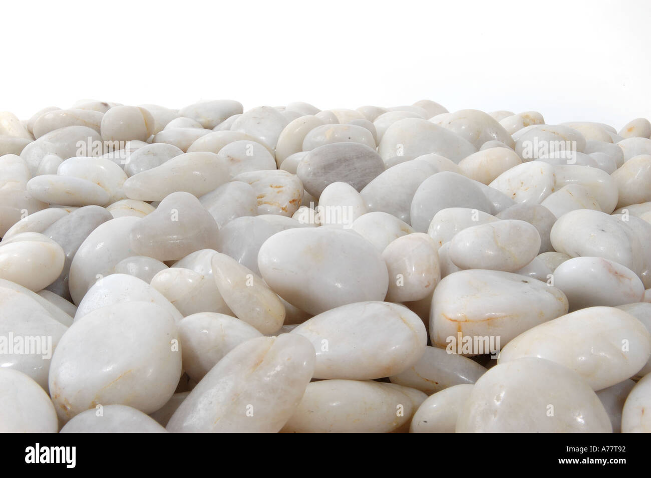 White stones background horizontal isolated Stock Photo - Alamy