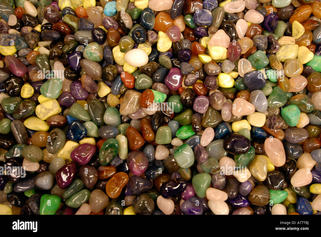 Pattern of colorful small stones Stock Photo - Alamy