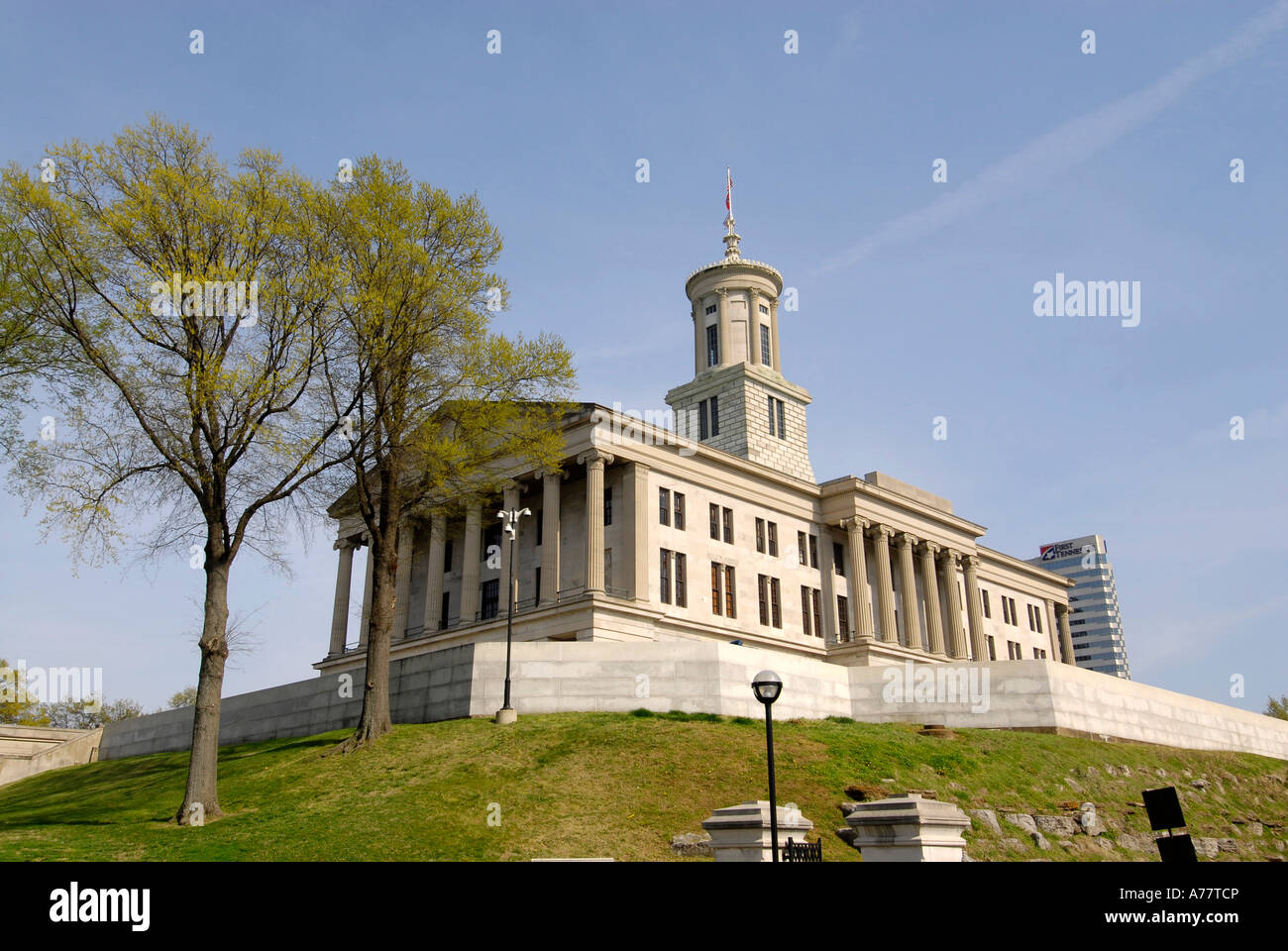 State Capitol and Surrounding Statues and Monuments Nashville Tennessee ...