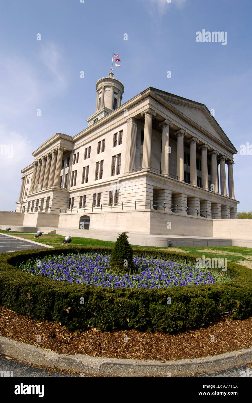 State Capitol and Surrounding Statues and Monuments Nashville Tennessee ...