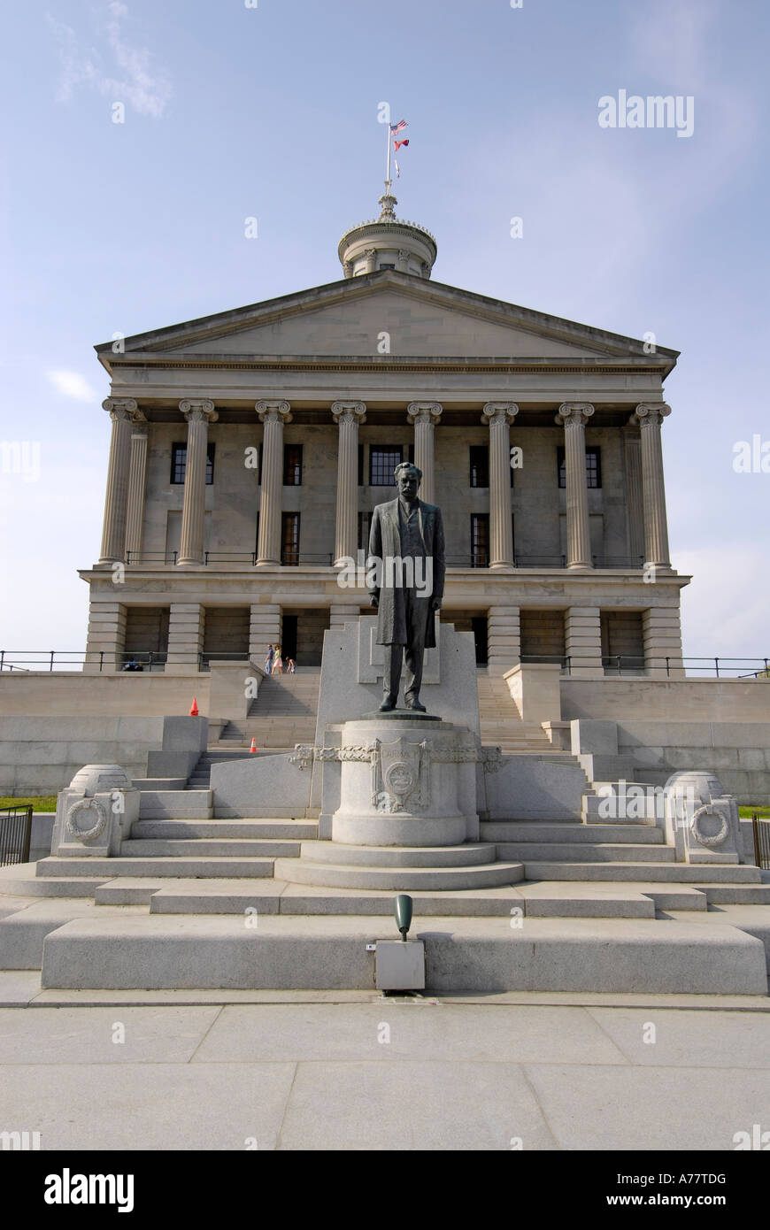 State Capitol and Surrounding Statues and Monuments Nashville Tennessee ...