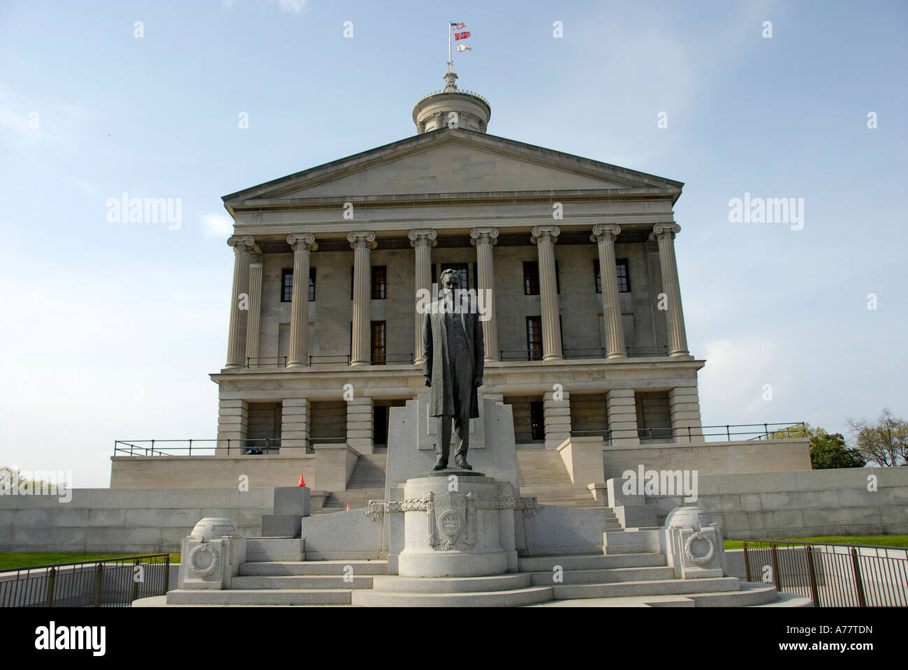 State Capitol and Surrounding Statues and Monuments Nashville Tennessee ...