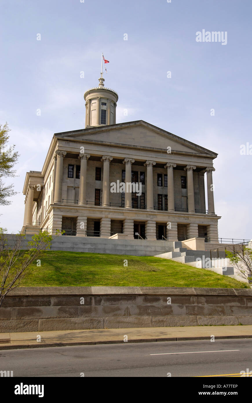 State Capitol and Surrounding Statues and Monuments Nashville Tennessee ...