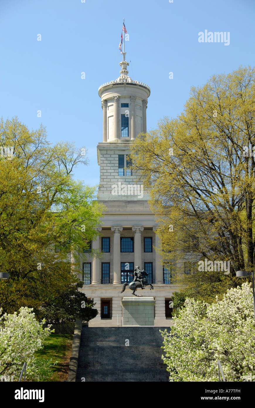 State Capitol and Surrounding Statues and Monuments Nashville Tennessee ...