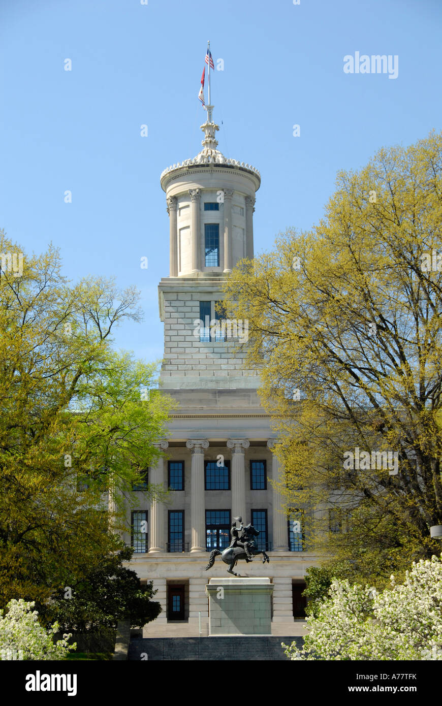 State Capitol and Surrounding Statues and Monuments Nashville Tennessee ...
