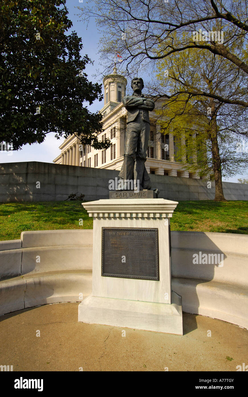 Statue of Andrew Johnson 17th President at State Capitol and ...