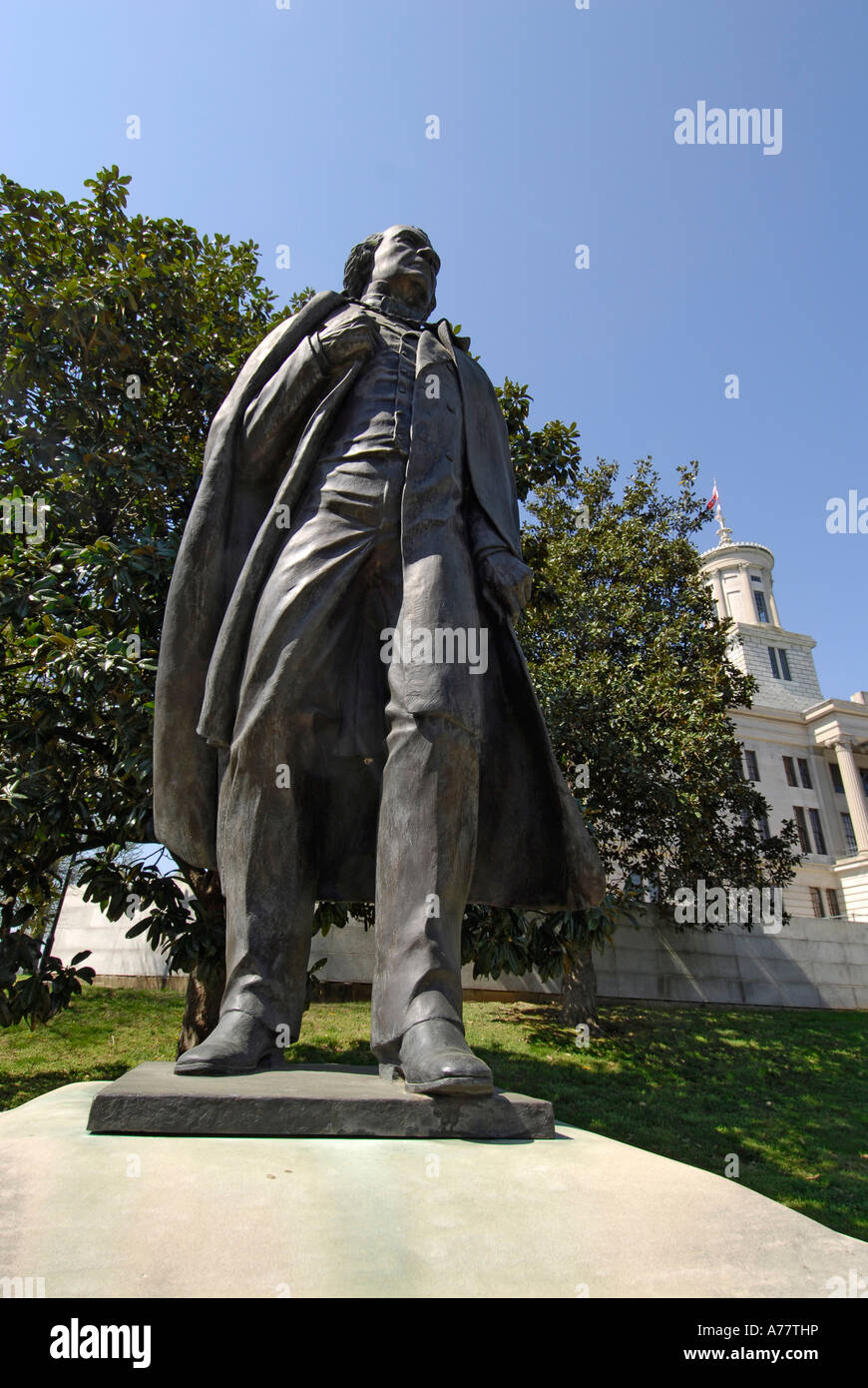 Statue of Andrew Johnson 17th President at State Capitol and ...