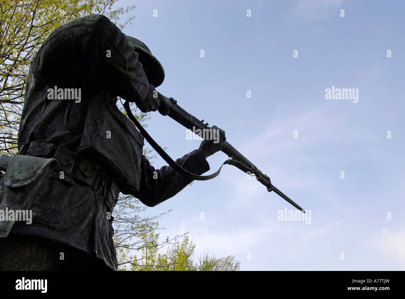 Statue of Alvin C York World War I Sergeant at State Capitol Stock ...