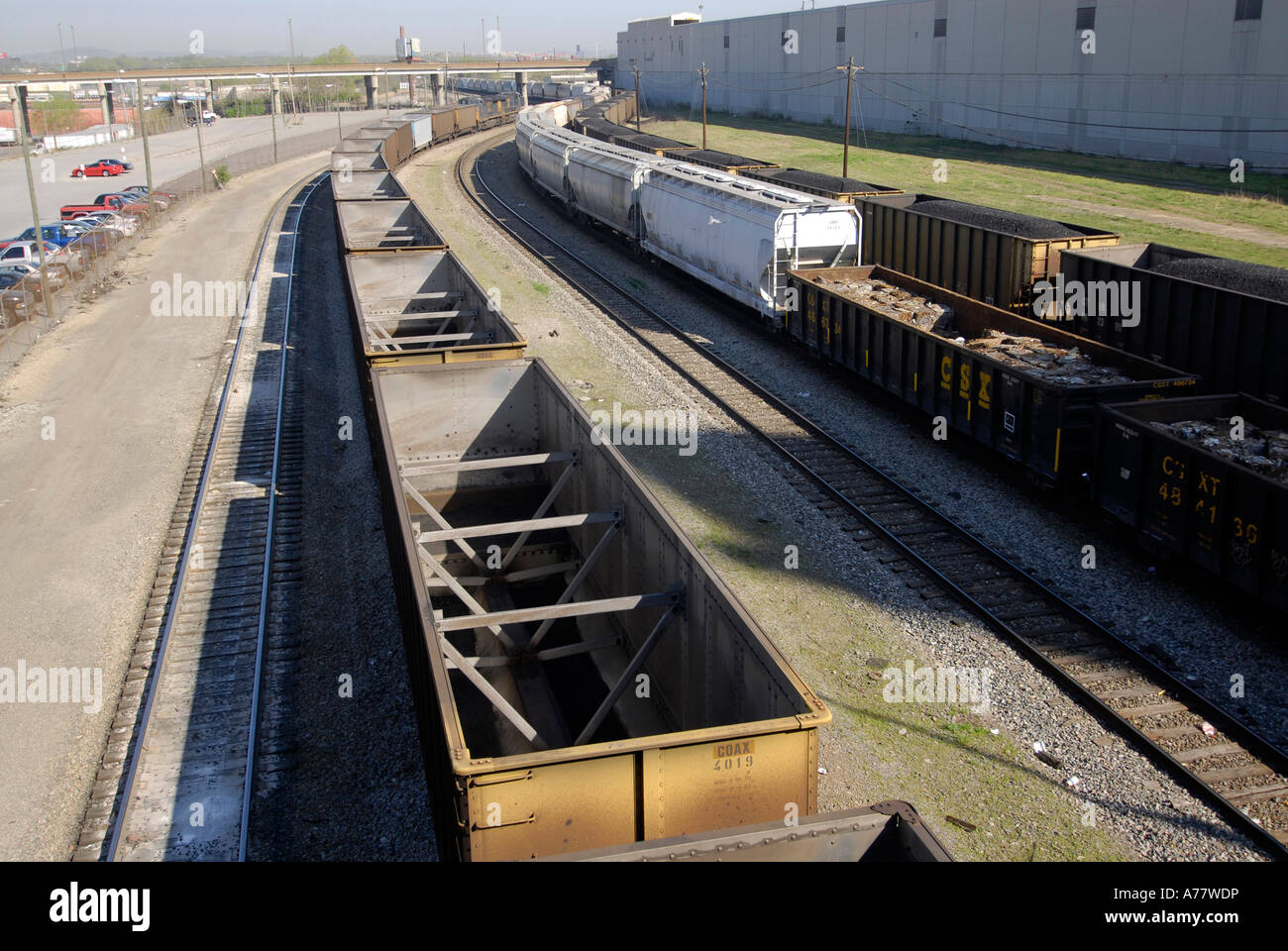 Train tracks at Union Station Railroad Railway transportation Stock ...