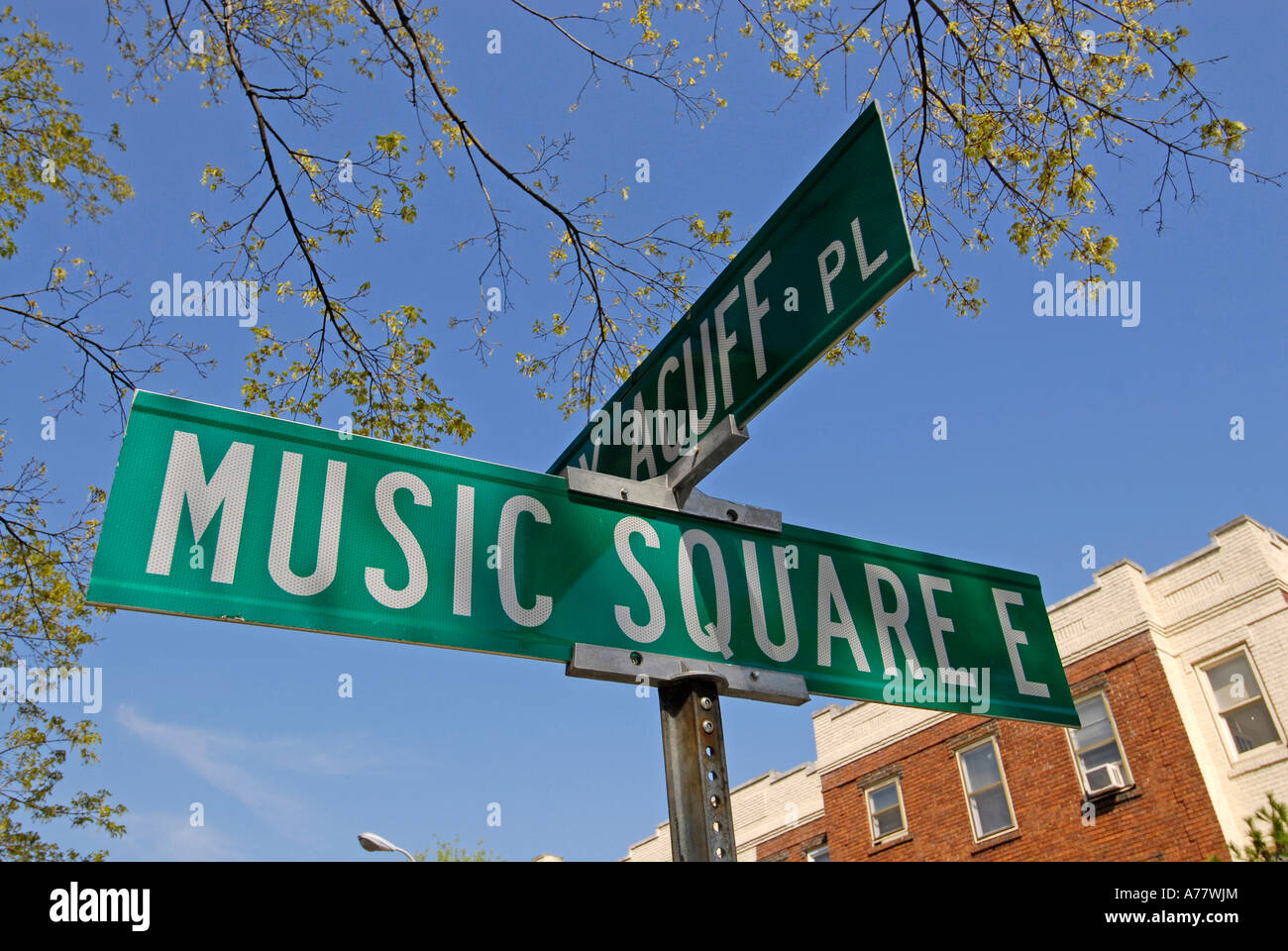 Music Square Row Street Sign Marker Famous Legendary Nashville ...