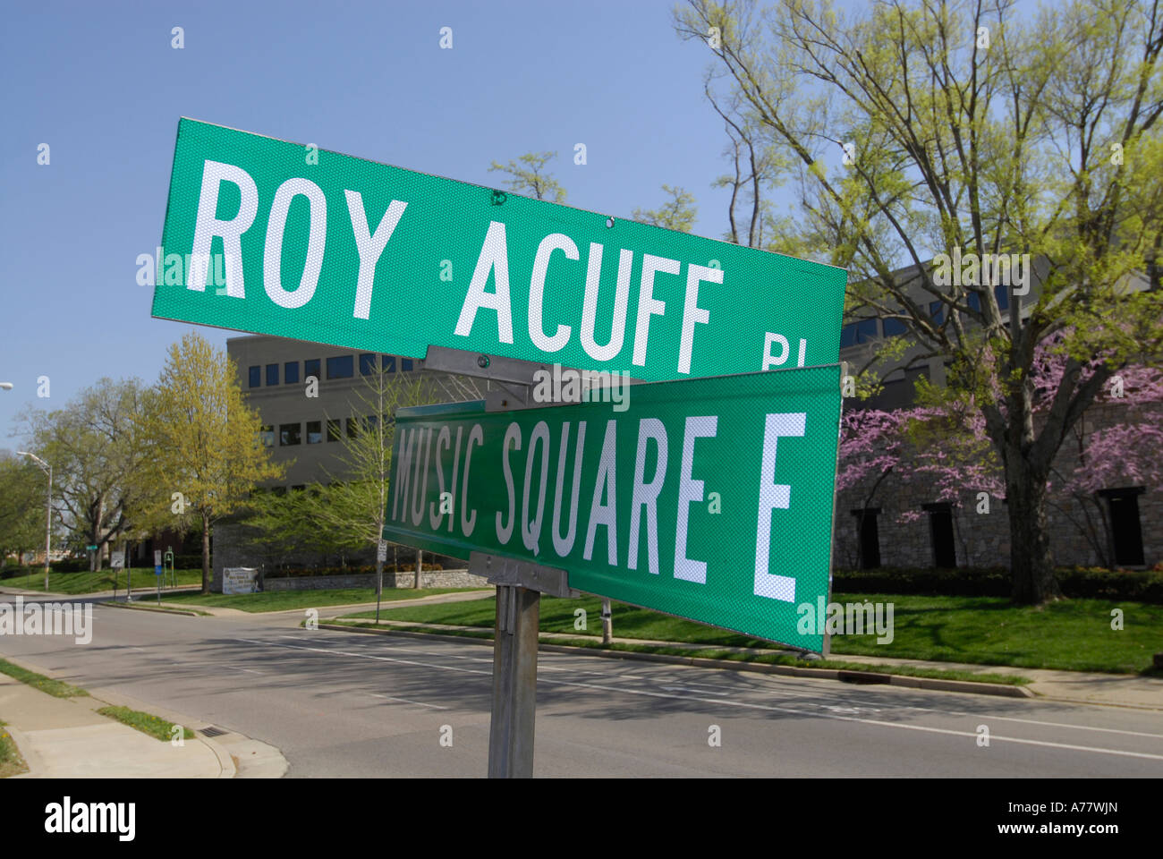 Music Square Row Street Sign Marker Famous Legendary Nashville ...