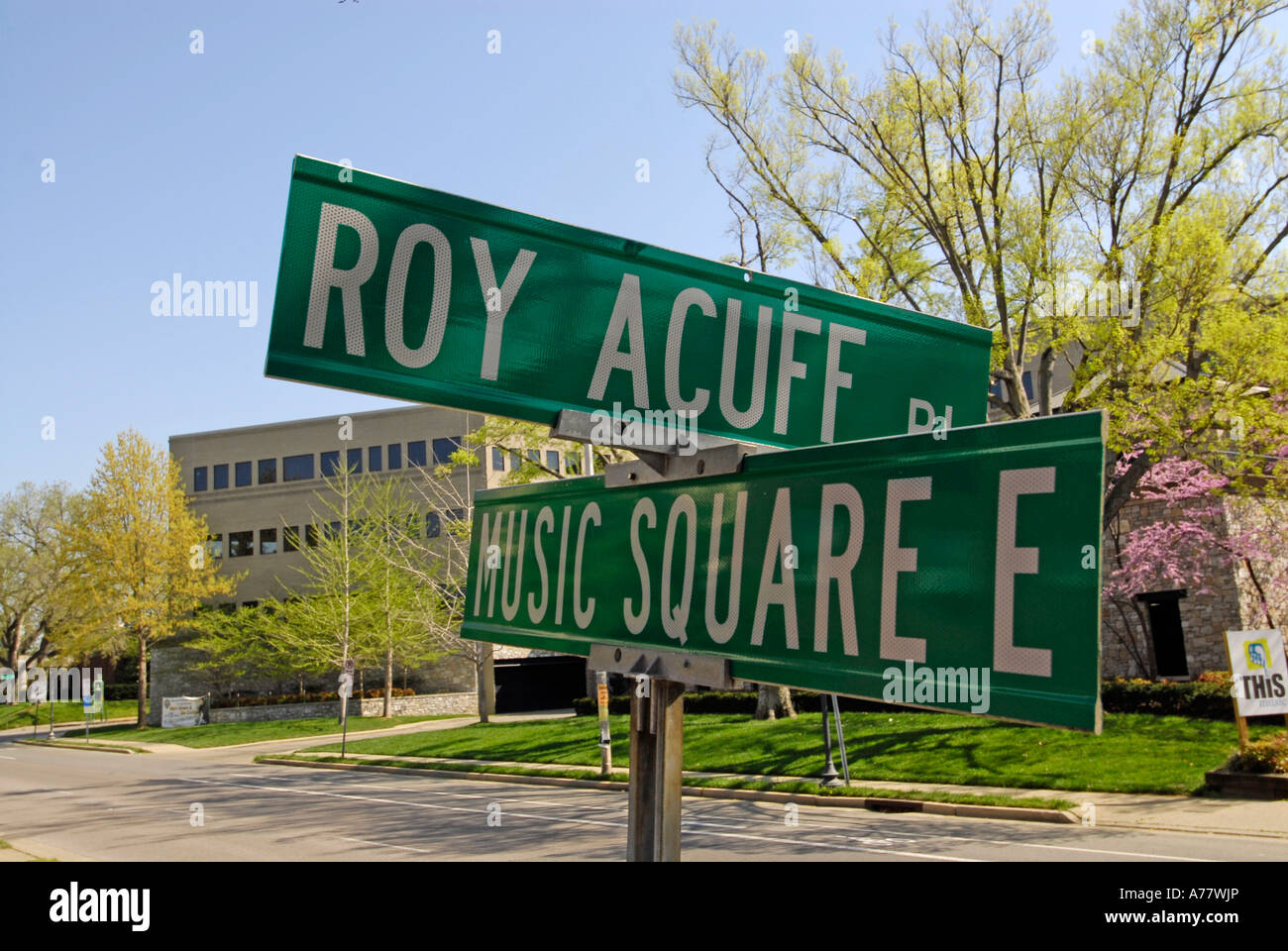 Music Square Row Street Sign Marker Famous Legendary Nashville ...