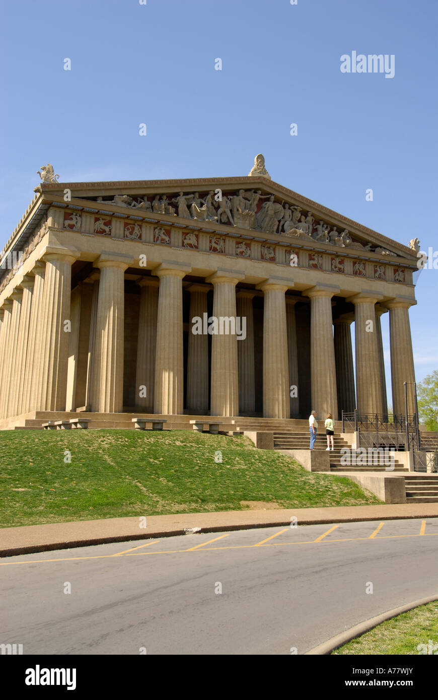 The Parthenon in Centennial Park Nashville Tennessee TN Tenn US USA ...