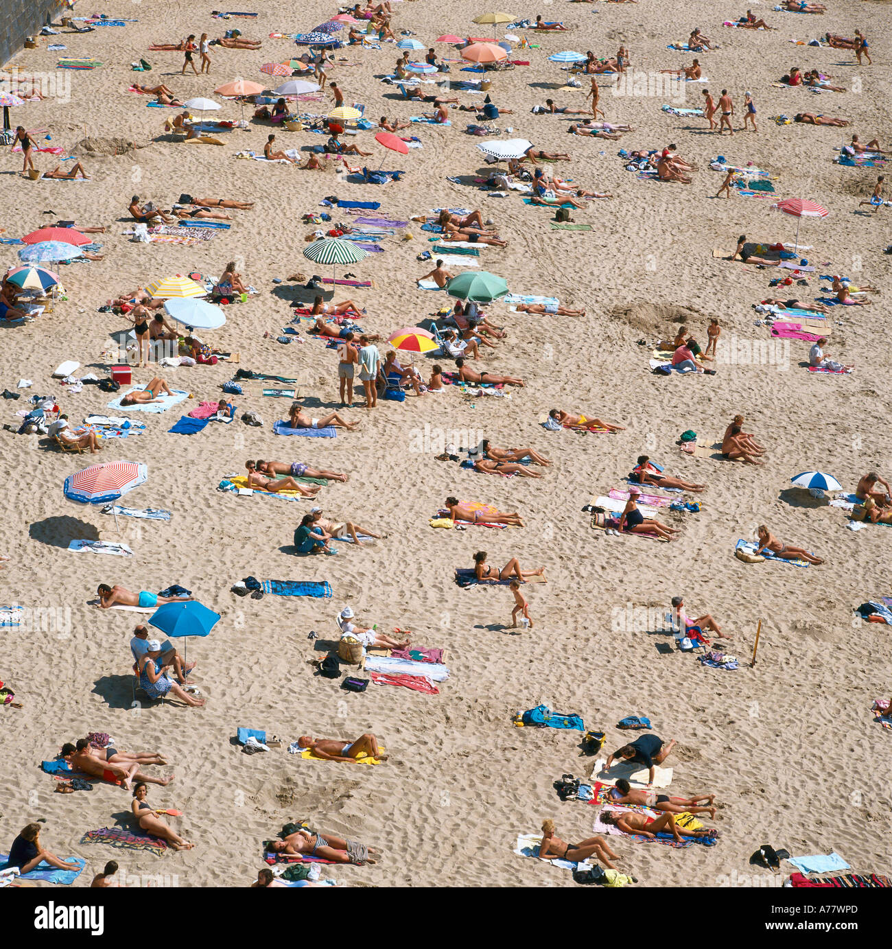 People at beach Stock Photo - Alamy