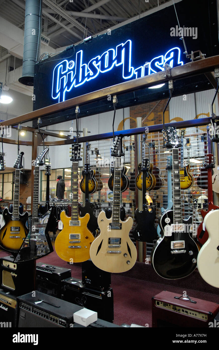 Gibson Showcase and Museum Nashville Tennessee TN Tenn US USA United ...
