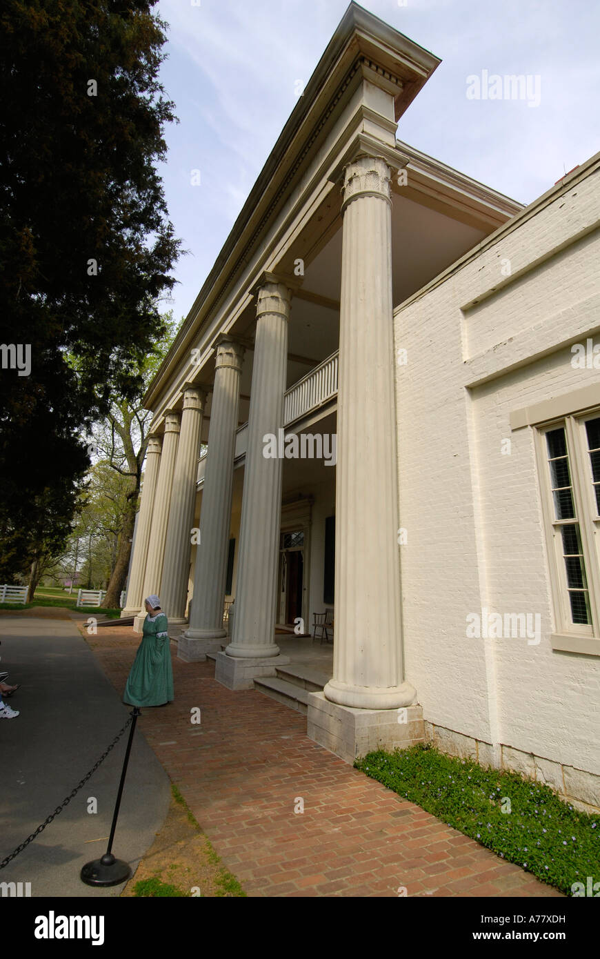 Grounds of Hermitage Home and Museum of Andrew Jackson near Nashville ...