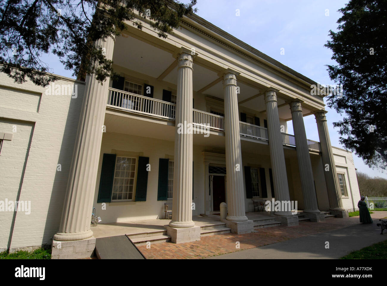 Grounds of Hermitage Home and Museum of Andrew Jackson near Nashville ...