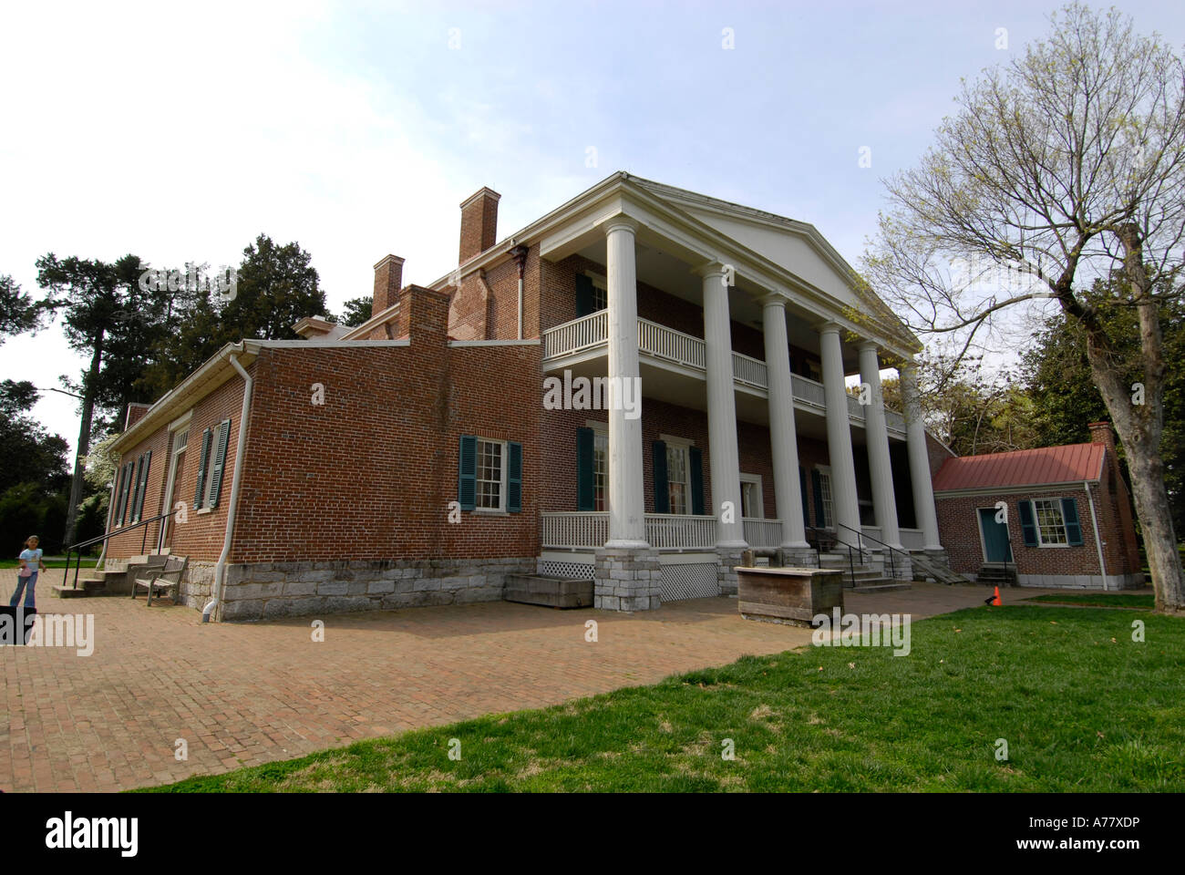 Grounds of Hermitage Home and Museum of Andrew Jackson near Nashville ...