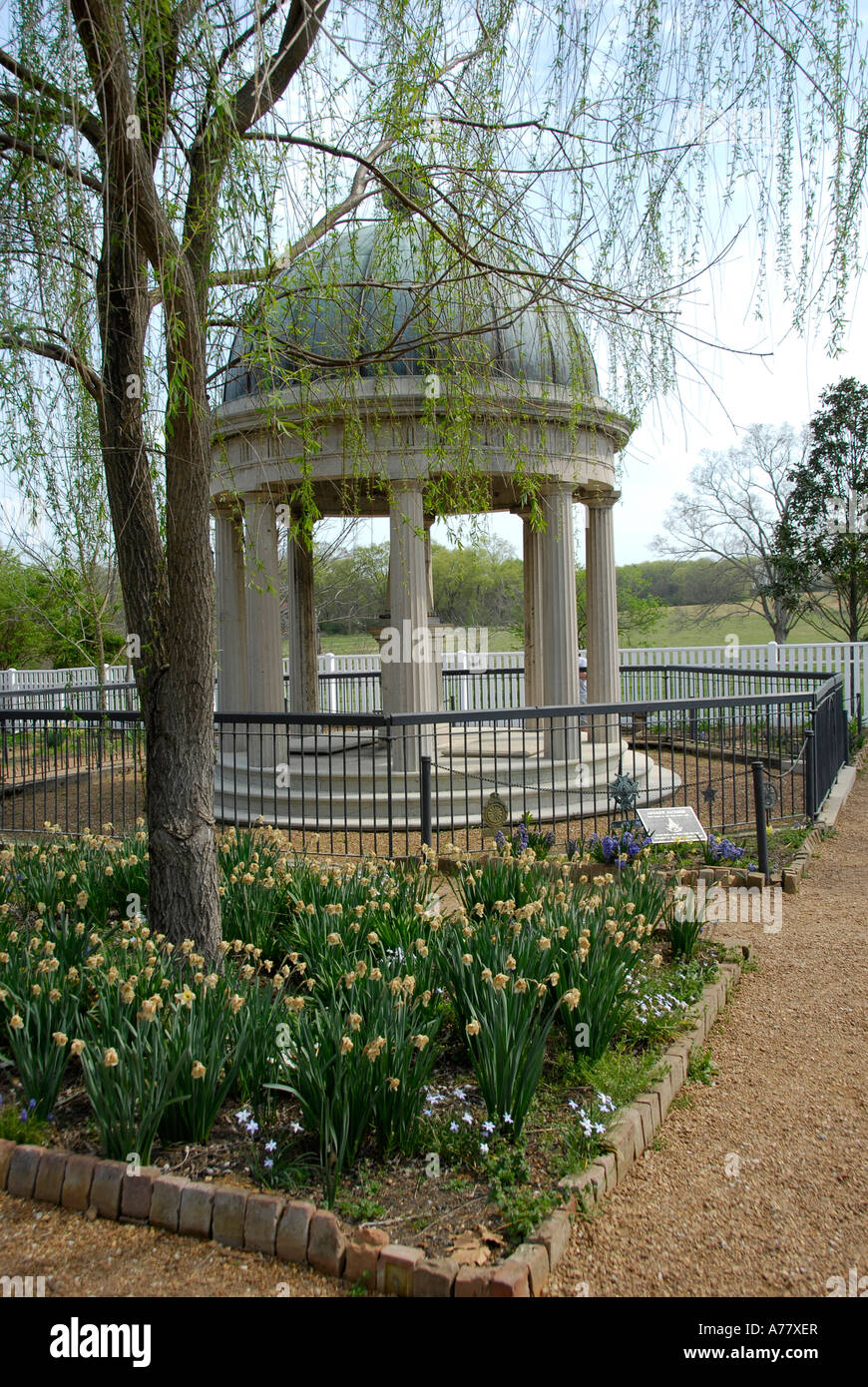 Grounds of Hermitage Home and Museum of Andrew Jackson near Nashville ...