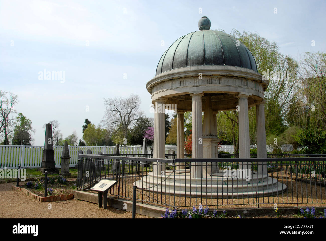 Grounds of Hermitage Home and Museum of Andrew Jackson near Nashville ...