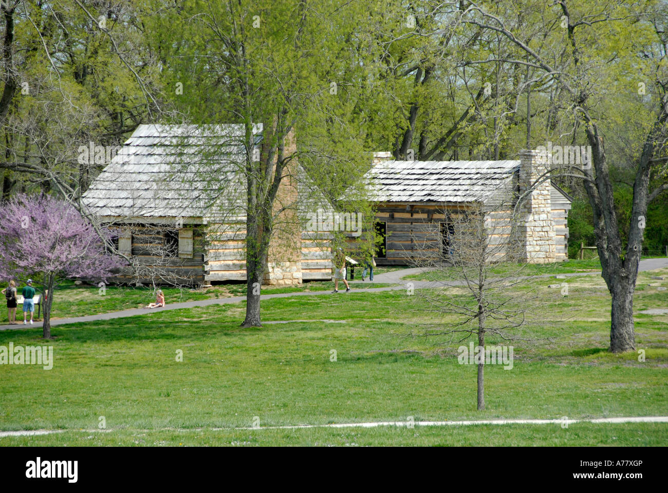 Grounds of Hermitage Home and Museum of Andrew Jackson near Nashville ...