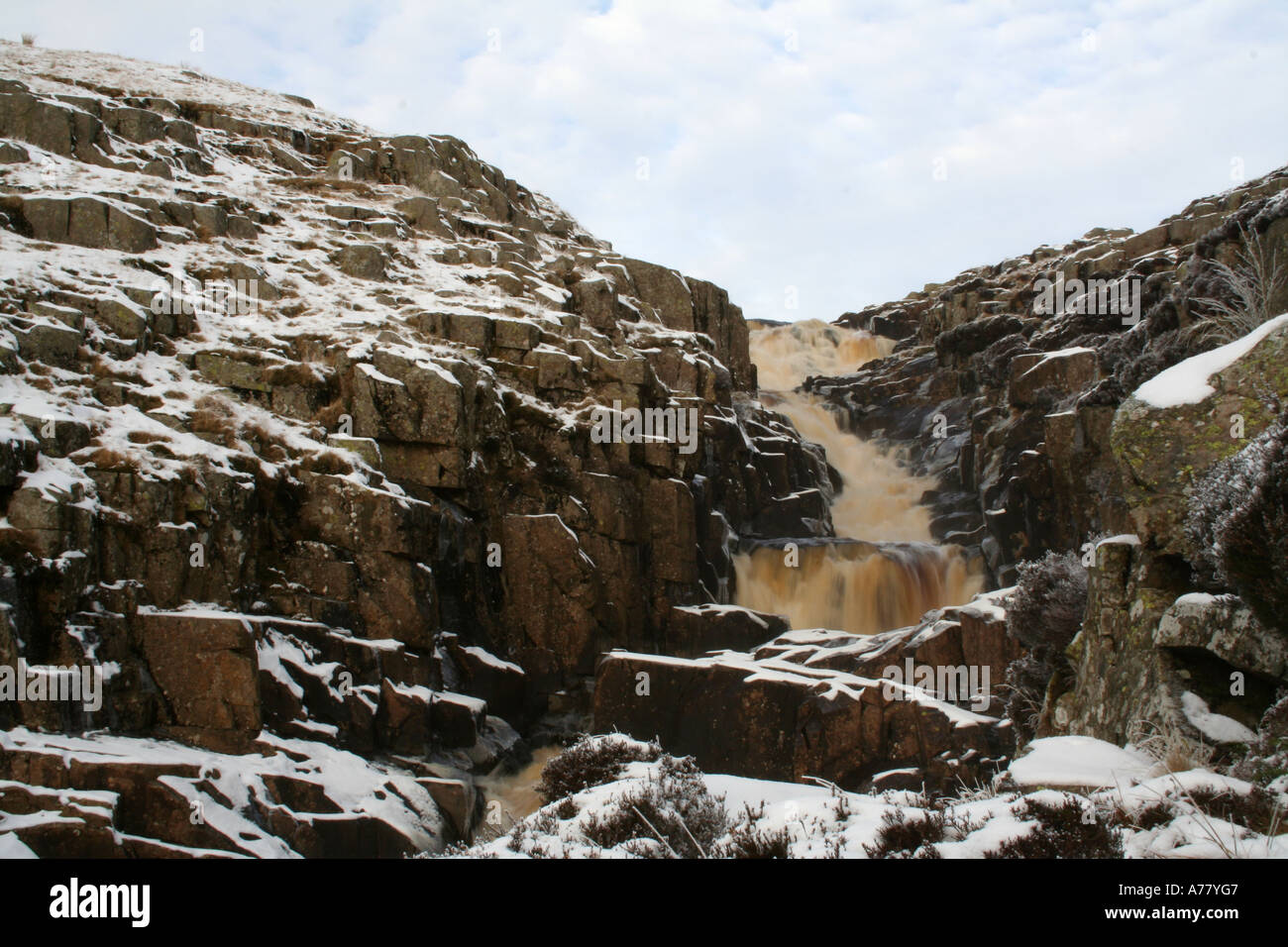 Cauldron Snout Waterfall, Teesdale, Co. Durham Stock Photo - Alamy