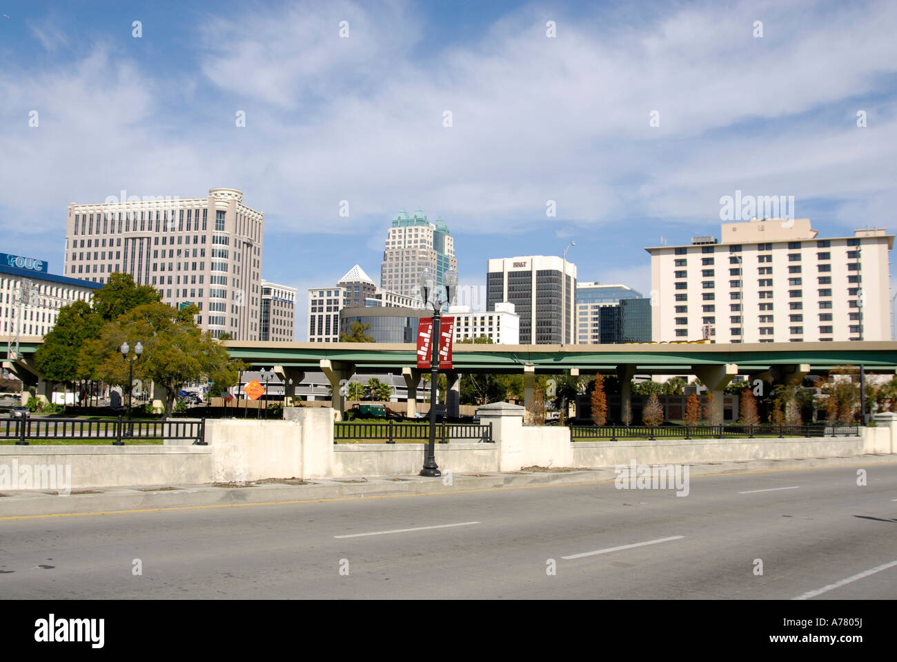 Downtown orlando skyline hi-res stock photography and images - Alamy